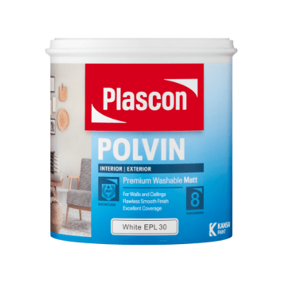 Plascon Polvin Super Acrylic 1L - Paint Expert