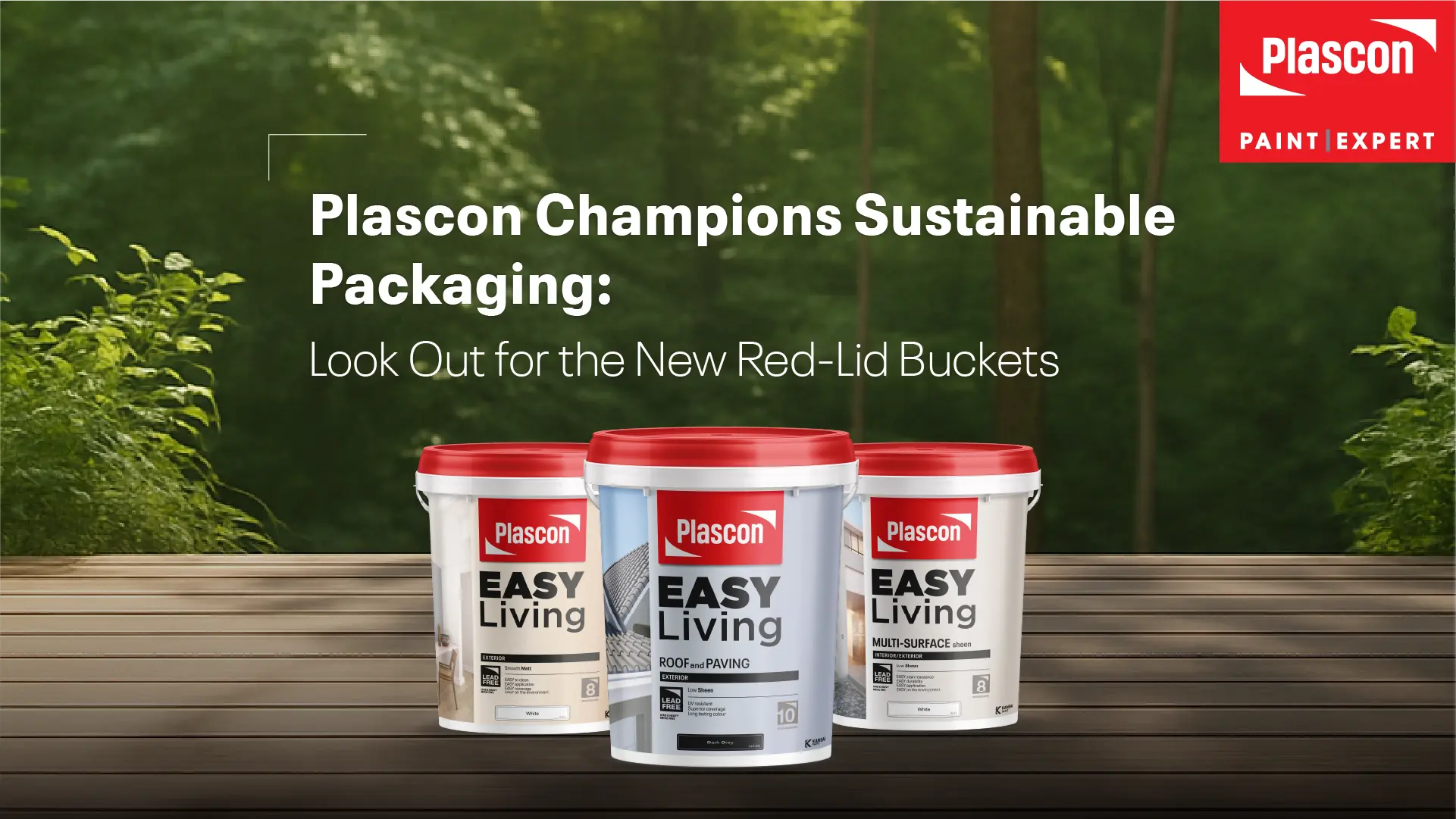 Plascon Red-Lid Buckets: Sustainable Packaging Revolution